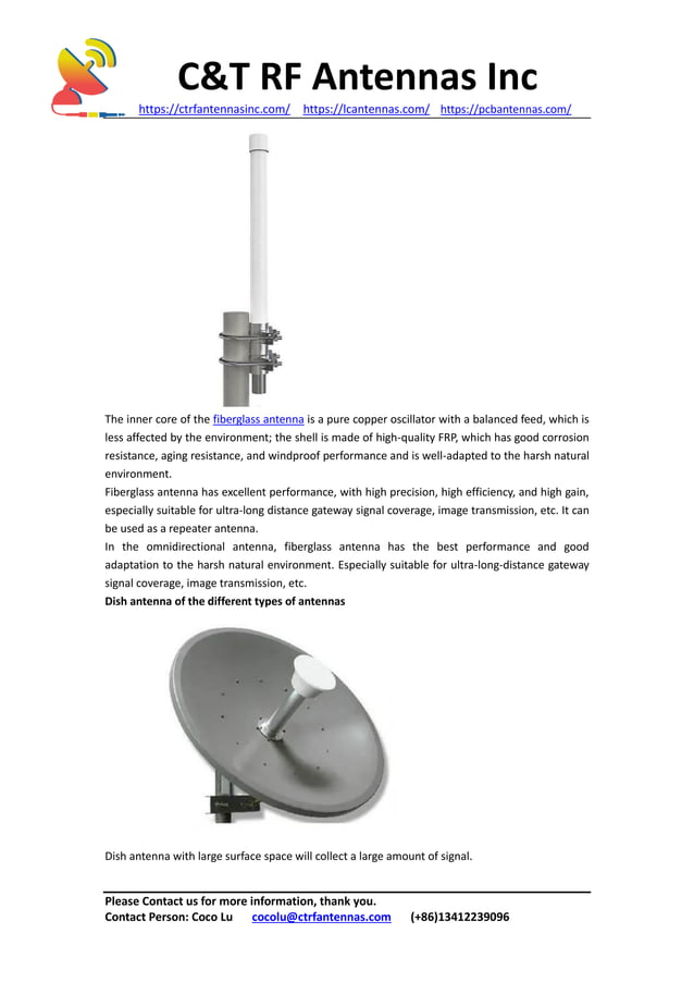 55 Different Types of Antennas With Examples Used in Wireless ...