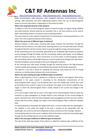 55 Different Types of Antennas With Examples Used in Wireless ...