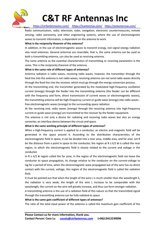 55 Different Types of Antennas With Examples Used in Wireless ...