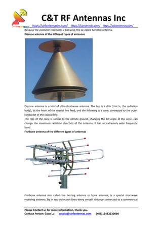 55 Different Types of Antennas With Examples Used in Wireless ...