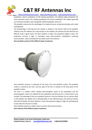 55 Different Types of Antennas With Examples Used in Wireless ...