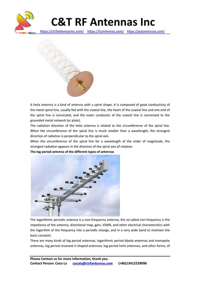 55 Different Types of Antennas With Examples Used in Wireless ...