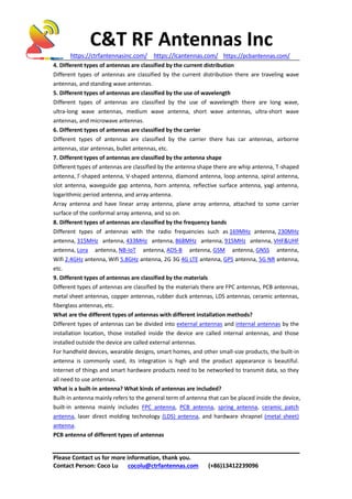 55 Different Types of Antennas With Examples Used in Wireless ...