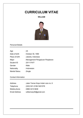 CV.William | PDF