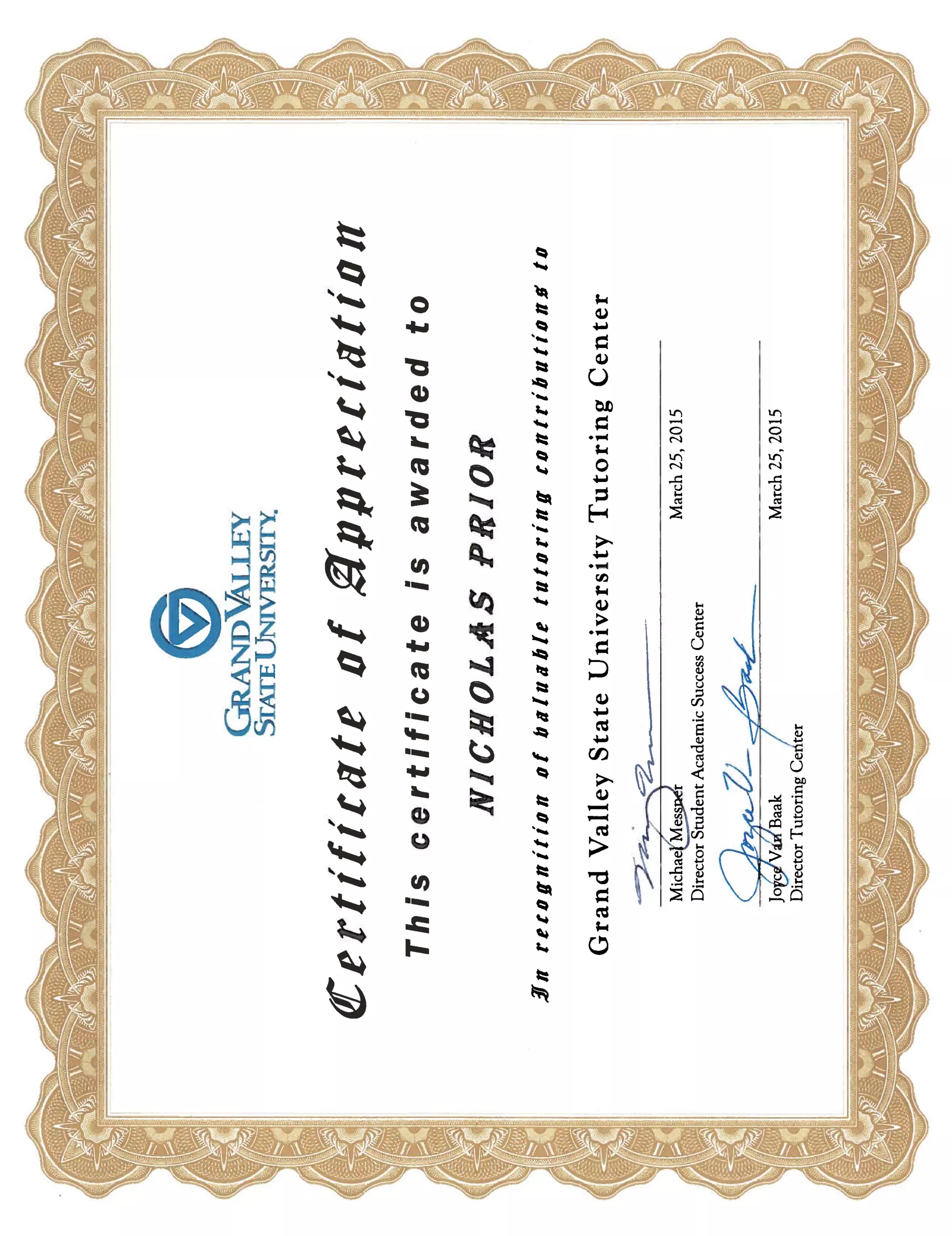 Certificate of Appreciation for Tutoring.PDF