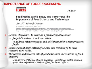 CII-Food Additives-INSWA-Aug2013 | PPT