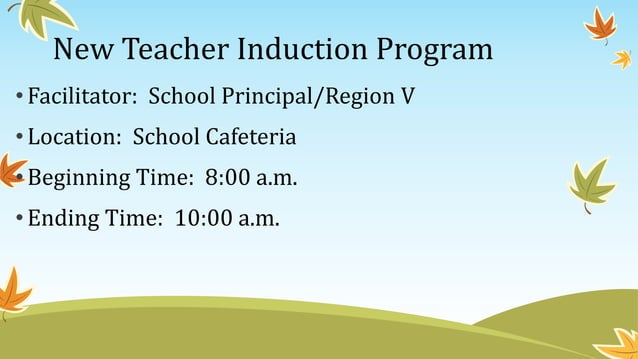 New Teacher Induction Program-1 | PPTX