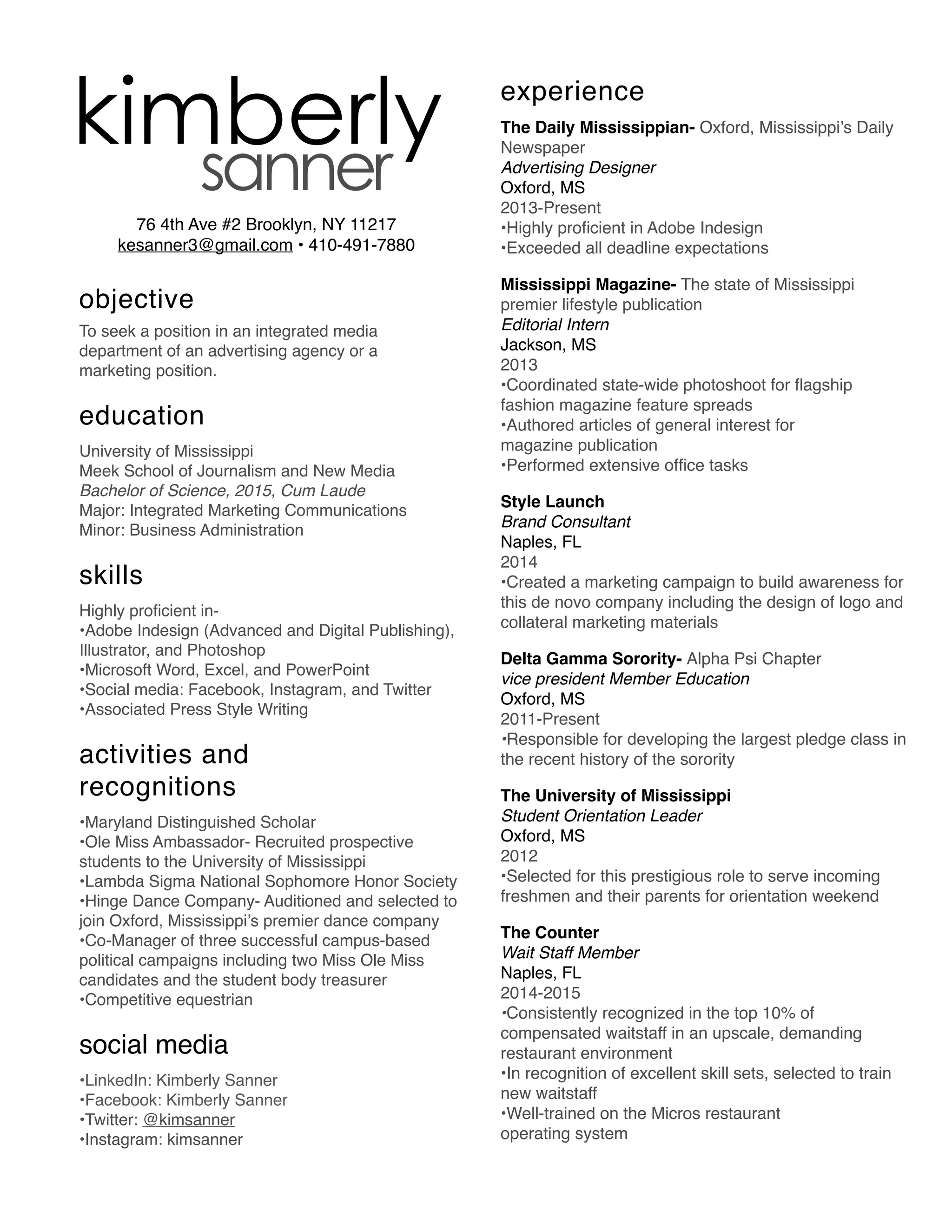 Resume 25 | PDF