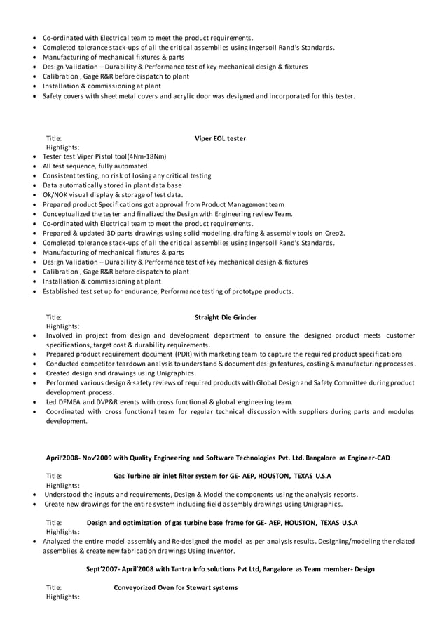 Nagesh babu_CV_July_Fx2016 | PDF