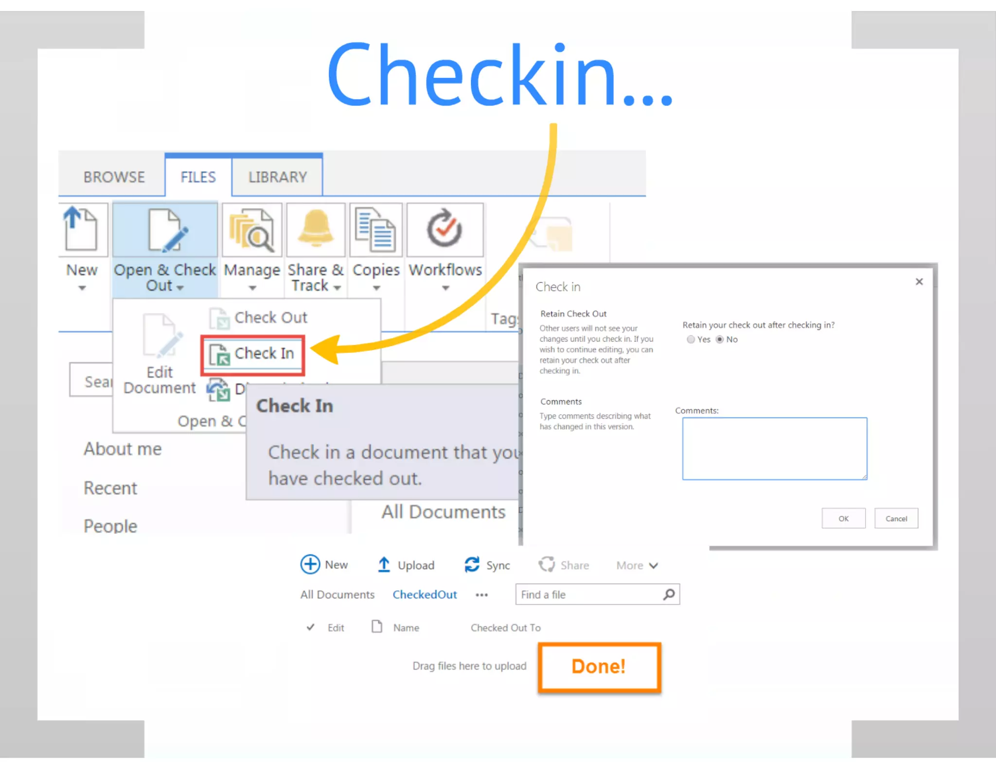 SharePoint Lesson #55: Bulk checkin | PPT