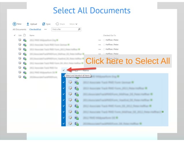 SharePoint Lesson #55: Bulk checkin | PPT