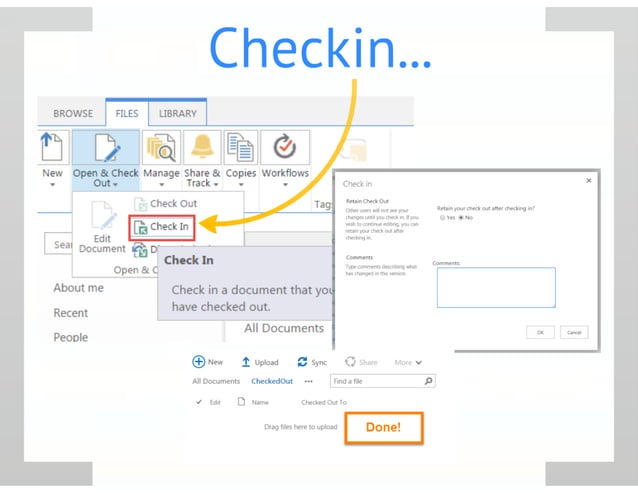 SharePoint Lesson #55: Bulk checkin | PPT