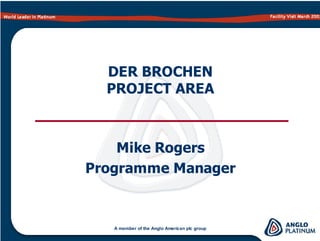 der-brochen-project-area-facility-visit | PDF | Developmental Sites ...