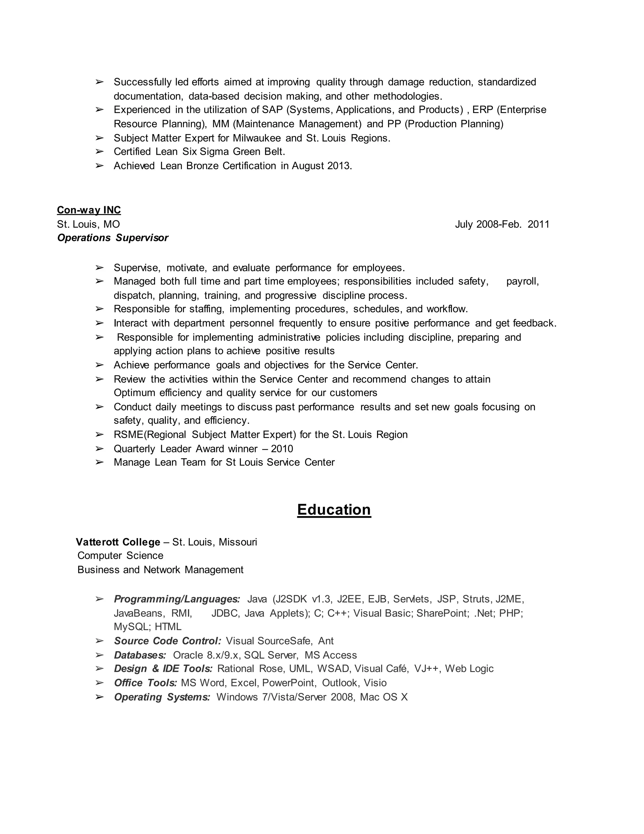 ScottCorbin-Resume | DOCX | Logistics | Business