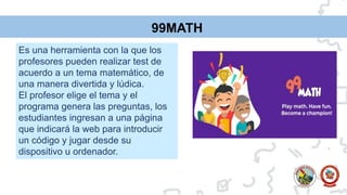 55 HERRAMIENTAS DIGITALES PARA LA ENSEÑANZA DE LA MATEMATICA.pptx
