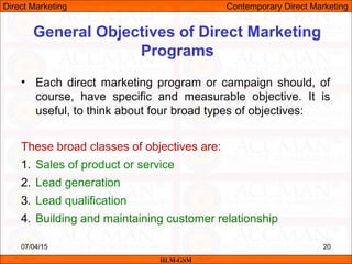 5 & 6.contemporary direct marketing | PPT