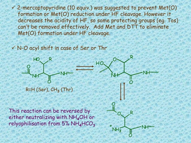 SOLID PHASE PEPTIDE SYNTHESIS | PPT | Chemistry | Science