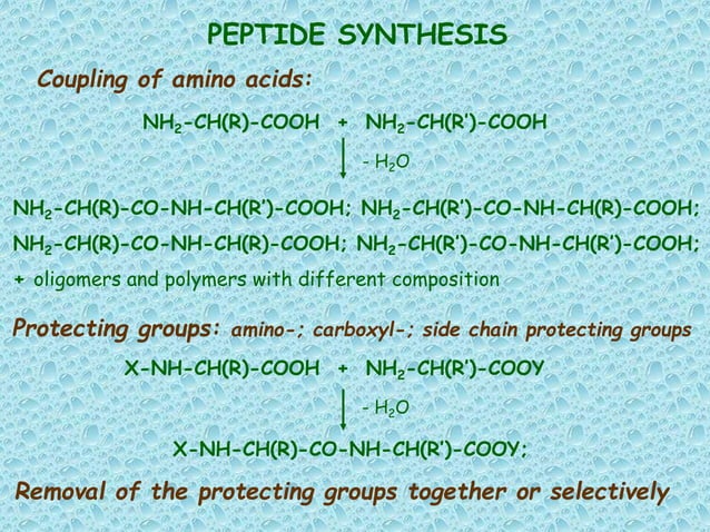 SOLID PHASE PEPTIDE SYNTHESIS | PPT | Chemistry | Science
