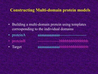 HOMOLOGY MODELING IN EASIER WAY | PPT