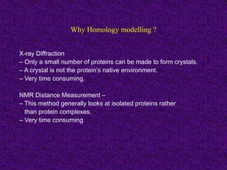 HOMOLOGY MODELING IN EASIER WAY | PPT
