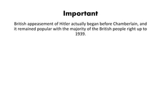 REVISION IGCSE CAMBRIDGE HISTORY: APPEASEMENT | PPT