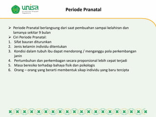 PRANATAL: TANDA BAHAYA FISIK & PSIKOLOGIS MASA KEHAMILAN | PPTX