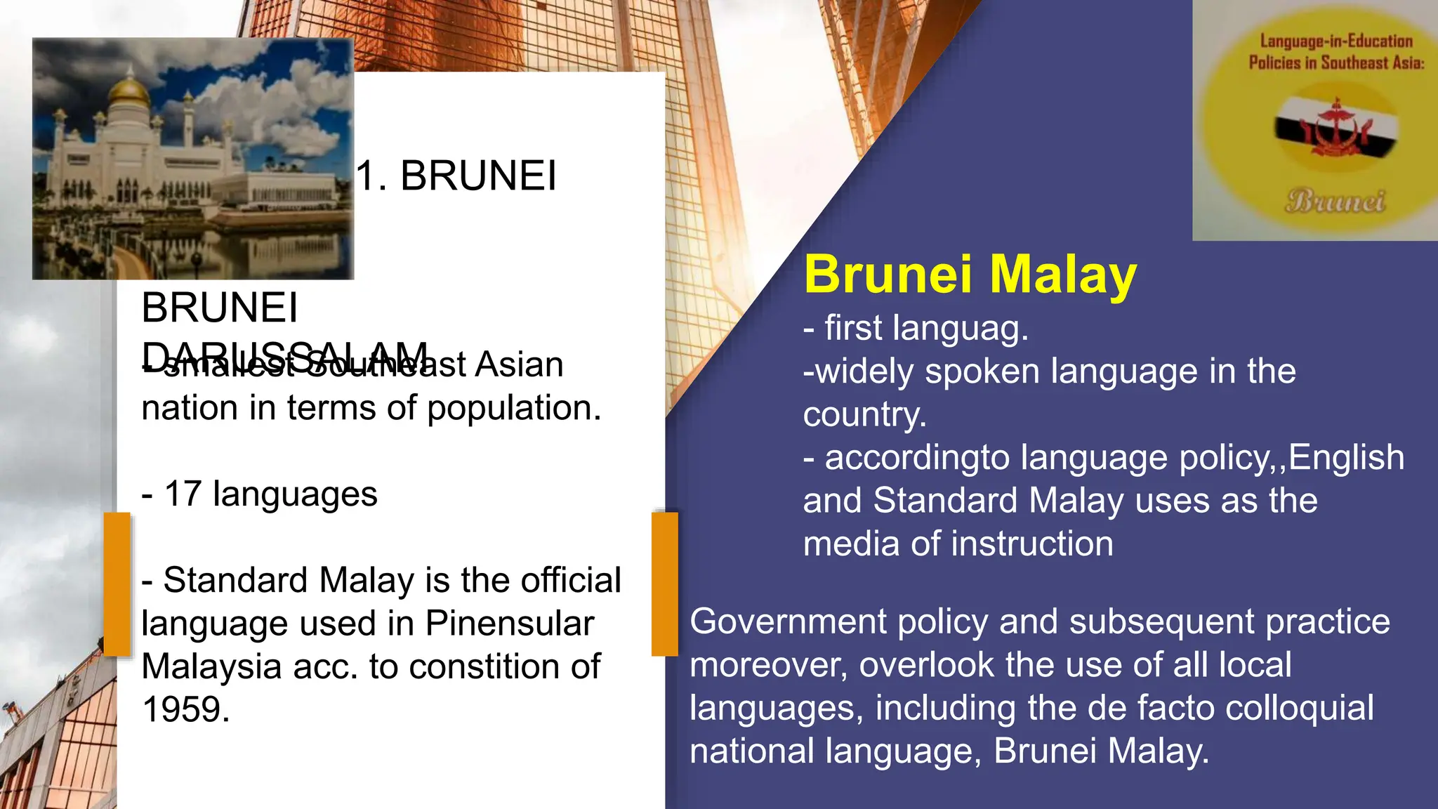 ASEAN COUNTRIES AND POLICIES ON LANGUAGE INSTRUCTION.COMPLETE.pptx