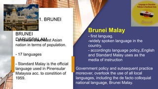 ASEAN COUNTRIES AND POLICIES ON LANGUAGE INSTRUCTION.COMPLETE.pptx