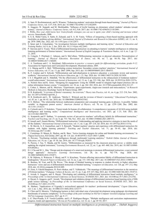 Differentiated instruction based on multiple intelligences as promising ...