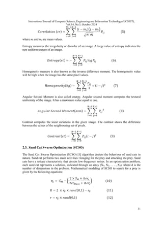 MODIFIED SAND CAT SWARM OPTIMIZATION (MSCSO) BASED FEATURE SELECTION ...
