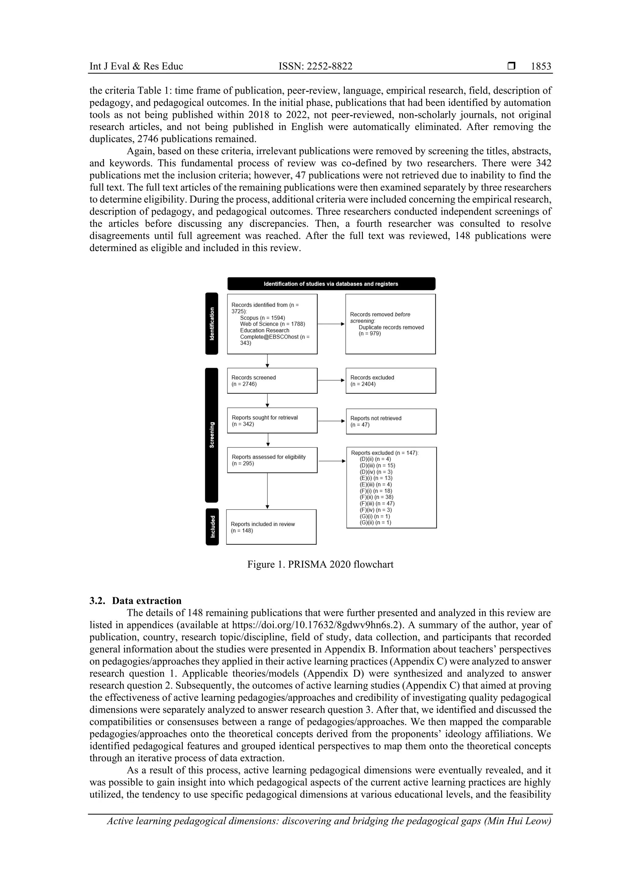 Active learning pedagogical dimensions: discovering and bridging the pedagogical gaps | PDF