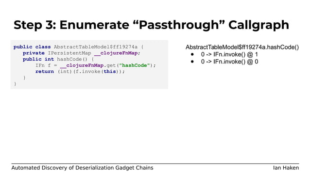 Automated Discovery of Deserialization Gadget Chains | PDF ...