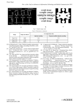 Modified Skip Line Encoding for Binary Image Compression | PDF