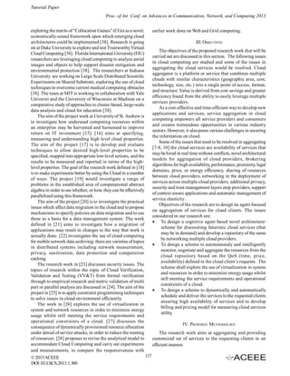 Agent based Aggregation of Cloud Services- A Research Agenda | PDF