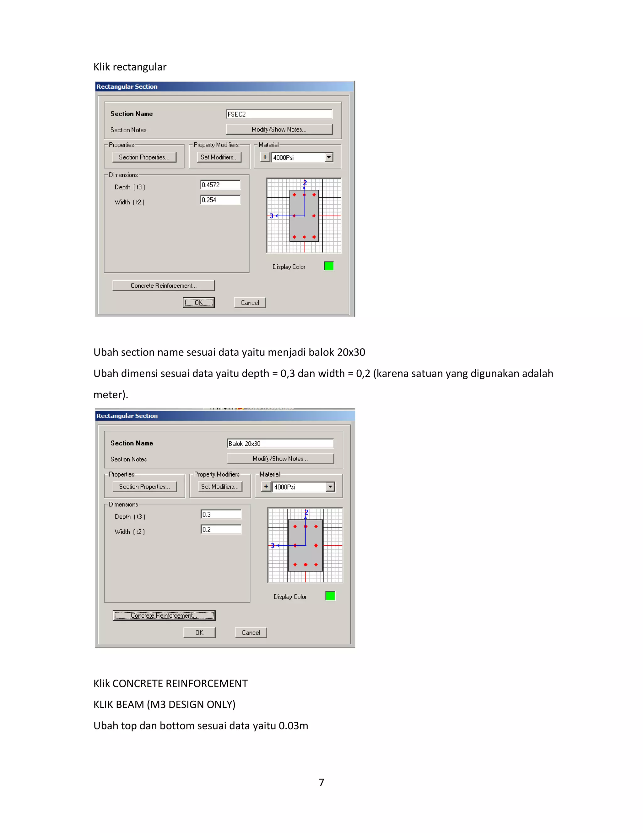 56026598 contoh-perhitungan-balok-sederhana-dgn-sap2000-v14 | PDF