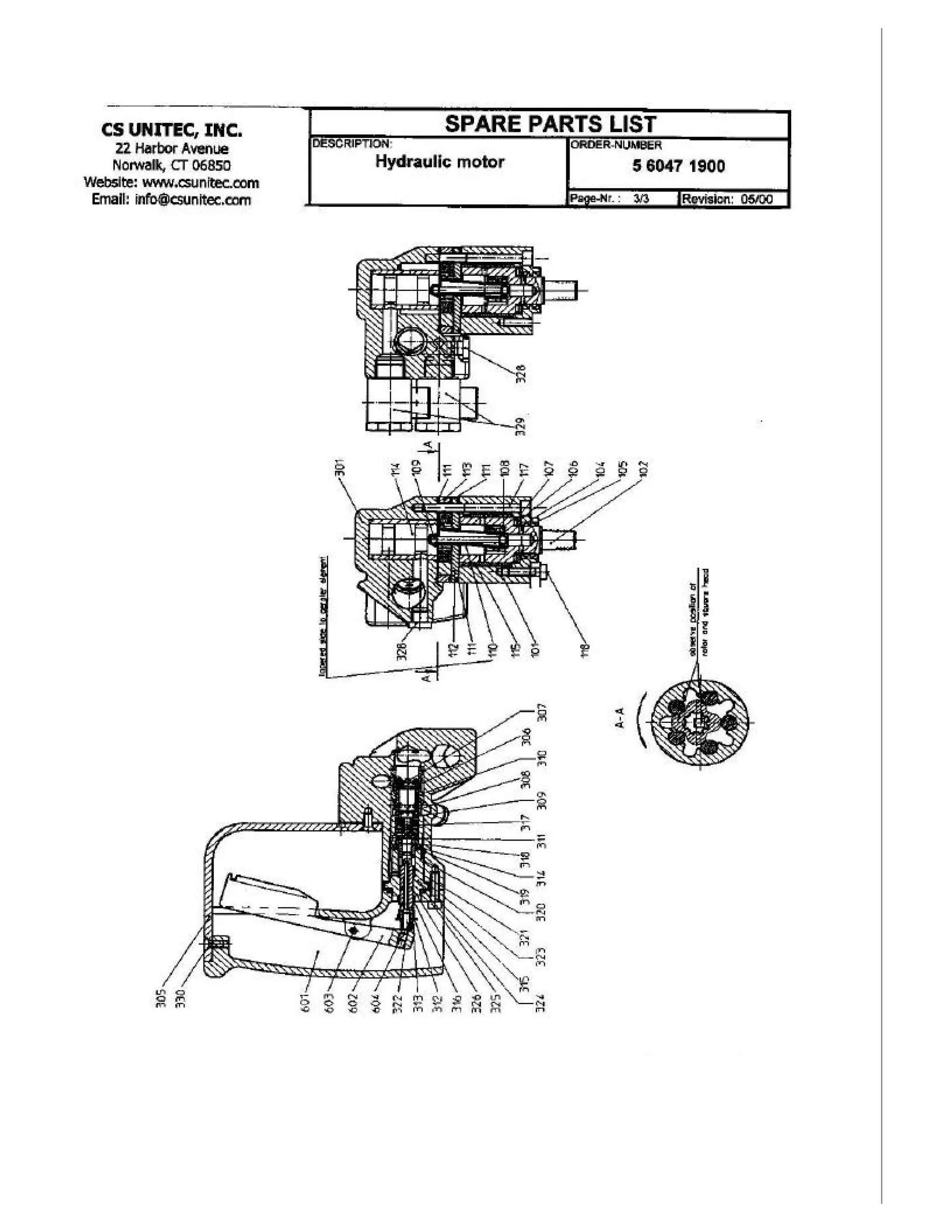 CS Unitec Hydraulic Band Saw Schematic: 5 6041 0010 | PDF