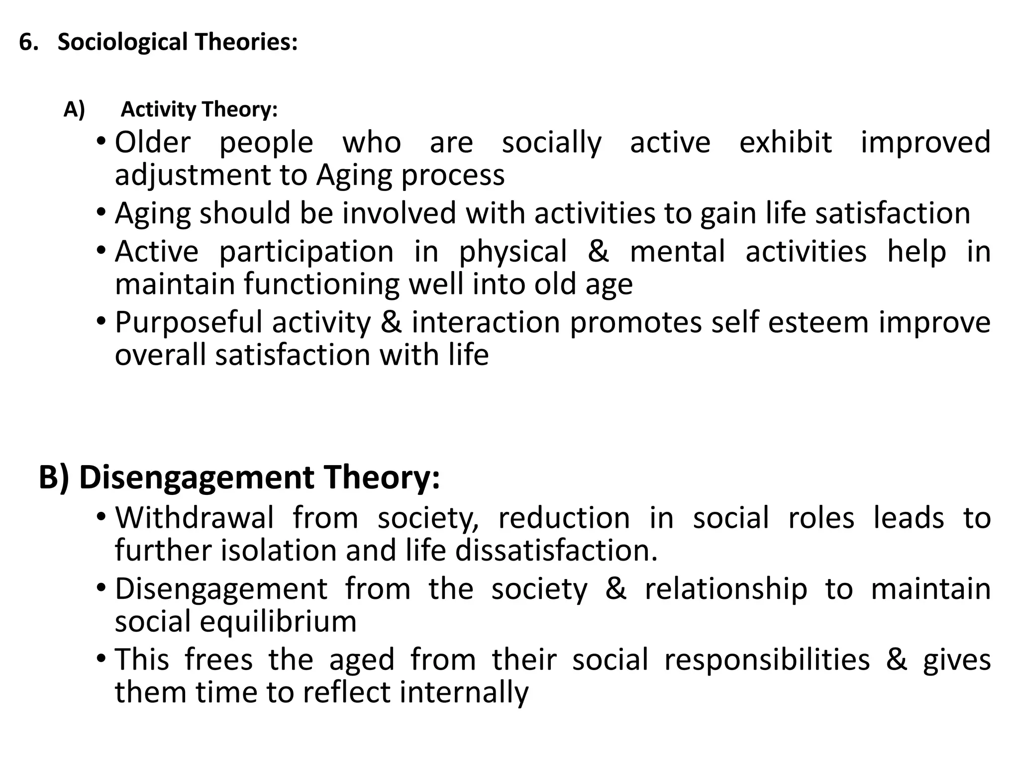 physiology of aging with theories of aging | PDF