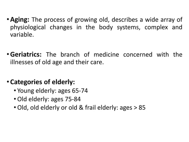 physiology of aging with theories of aging | PDF | Genetics | Science