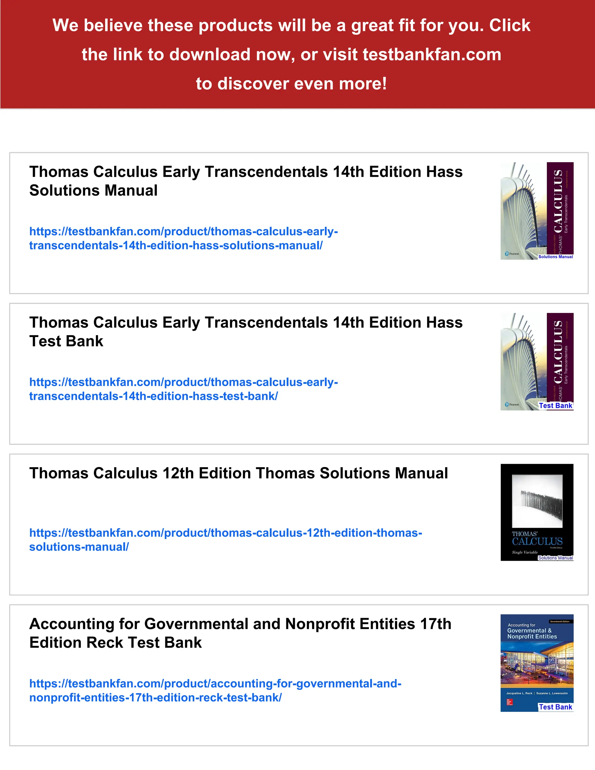 Thomas Calculus 14th Edition Hass Solutions Manual Pdf