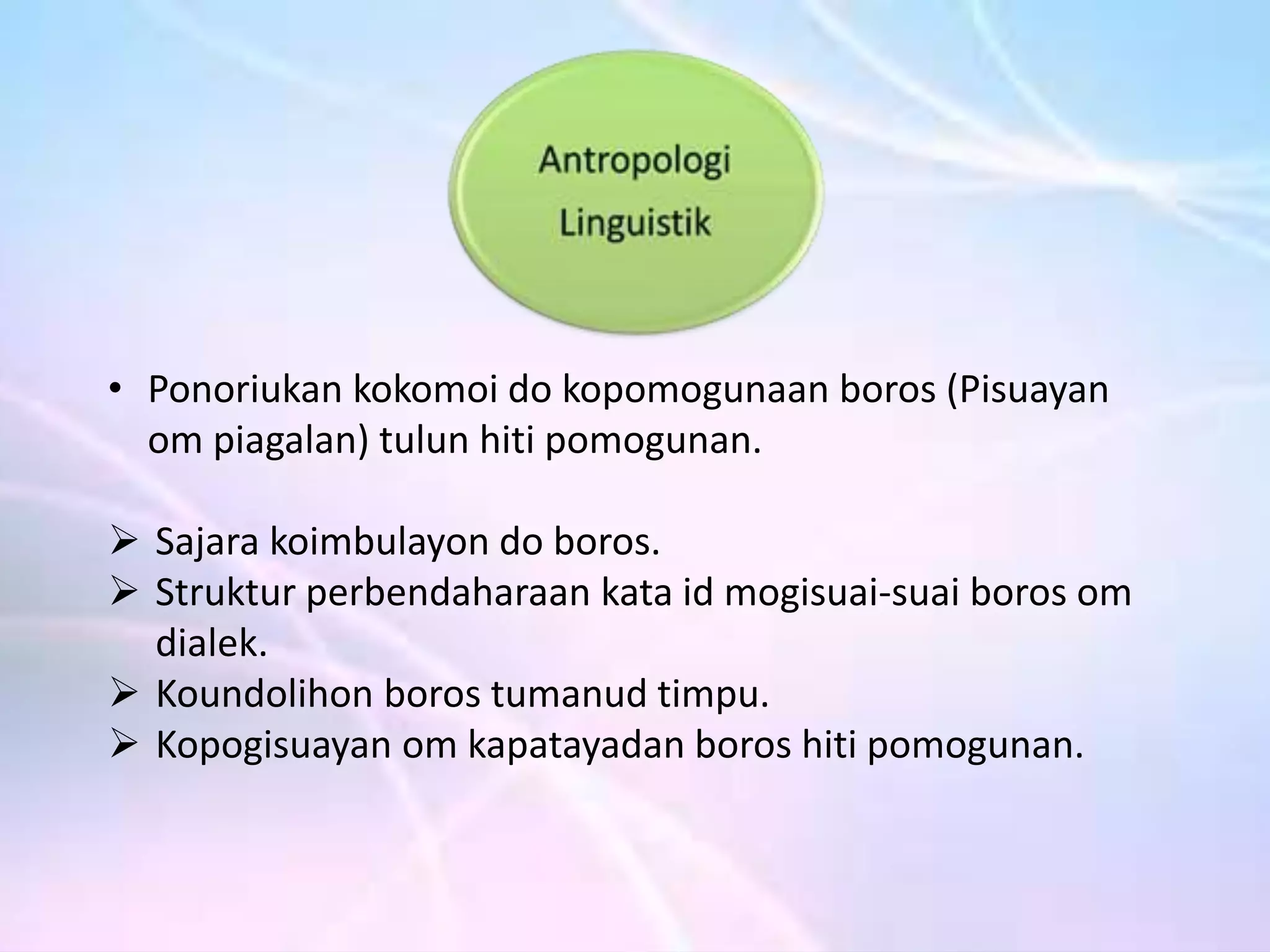 Gana Linguistik BKD | PPT