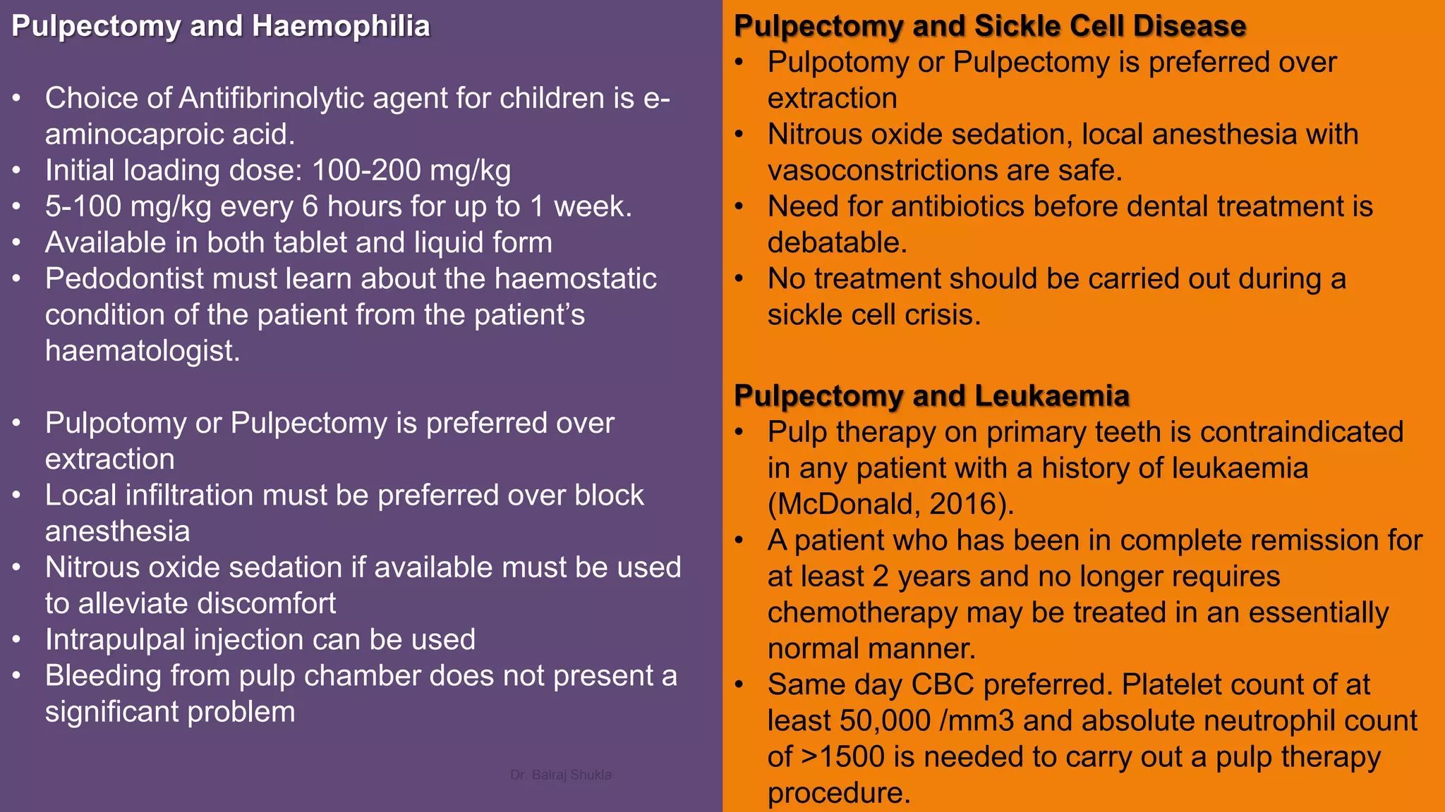 Pulpectomy in Pediatric Dentistry | PPTX