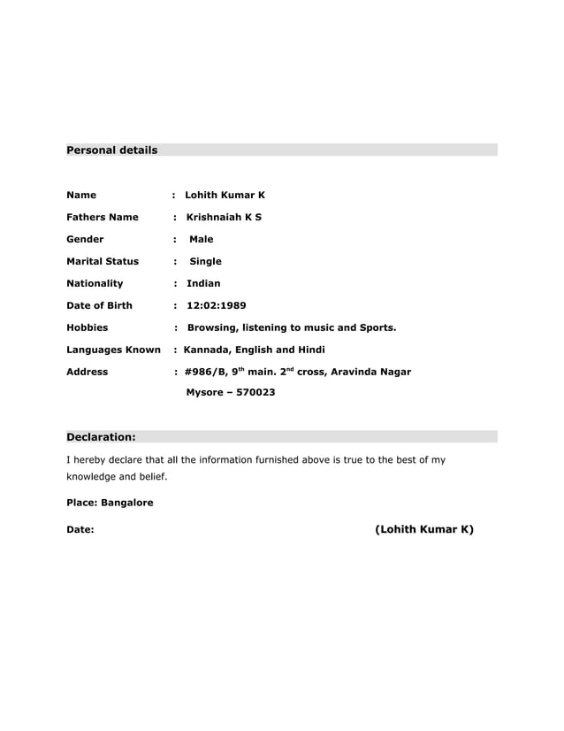 Lohith_Resume | PDF