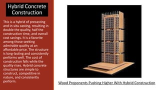 Advance Construction Techniques Civil Engineering | PPTX