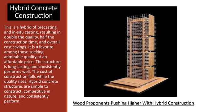 Advance Construction Techniques Civil Engineering | PPTX