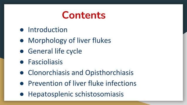 Trematode infections of Hepatobiliary system.pptx | Infectious Diseases ...