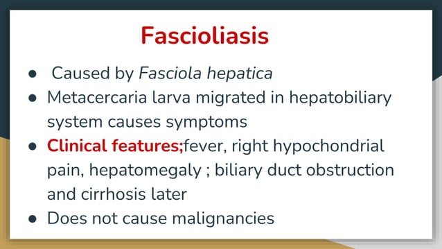 Trematode infections of Hepatobiliary system.pptx | Infectious Diseases ...
