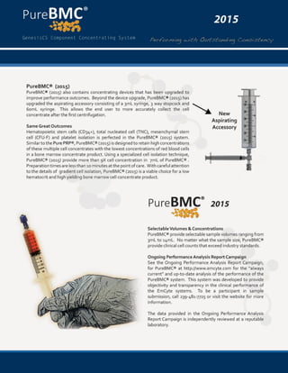 PRP EmCyte Brochure 2015 V8 Revision 1 (2) | PDF