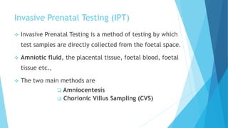 Prenatal diagnosis techniques | PPT