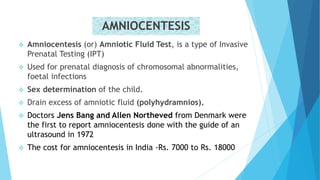 Prenatal diagnosis techniques | PPT