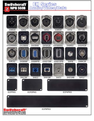 Switchcraft EH Series | PDF